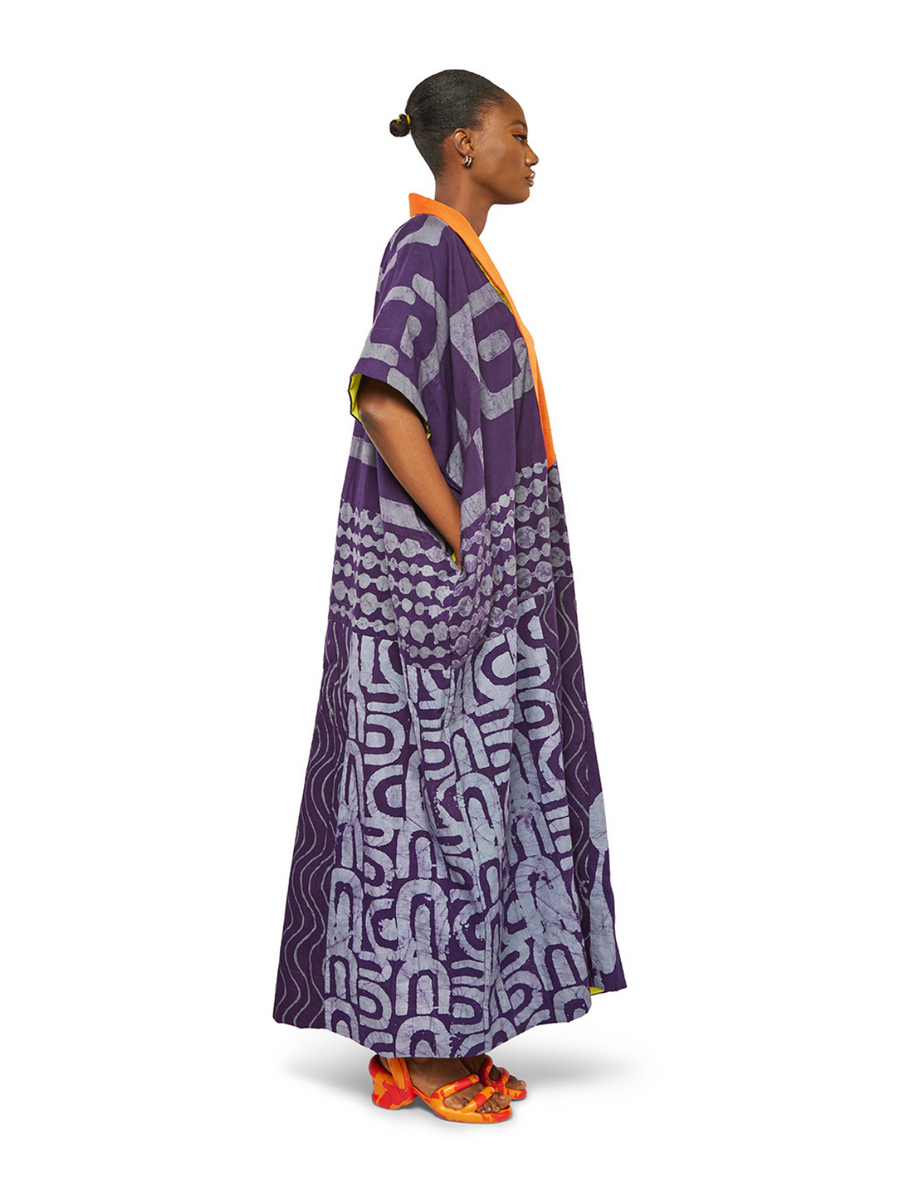 Purple Agbada Dress – Industrie Africa