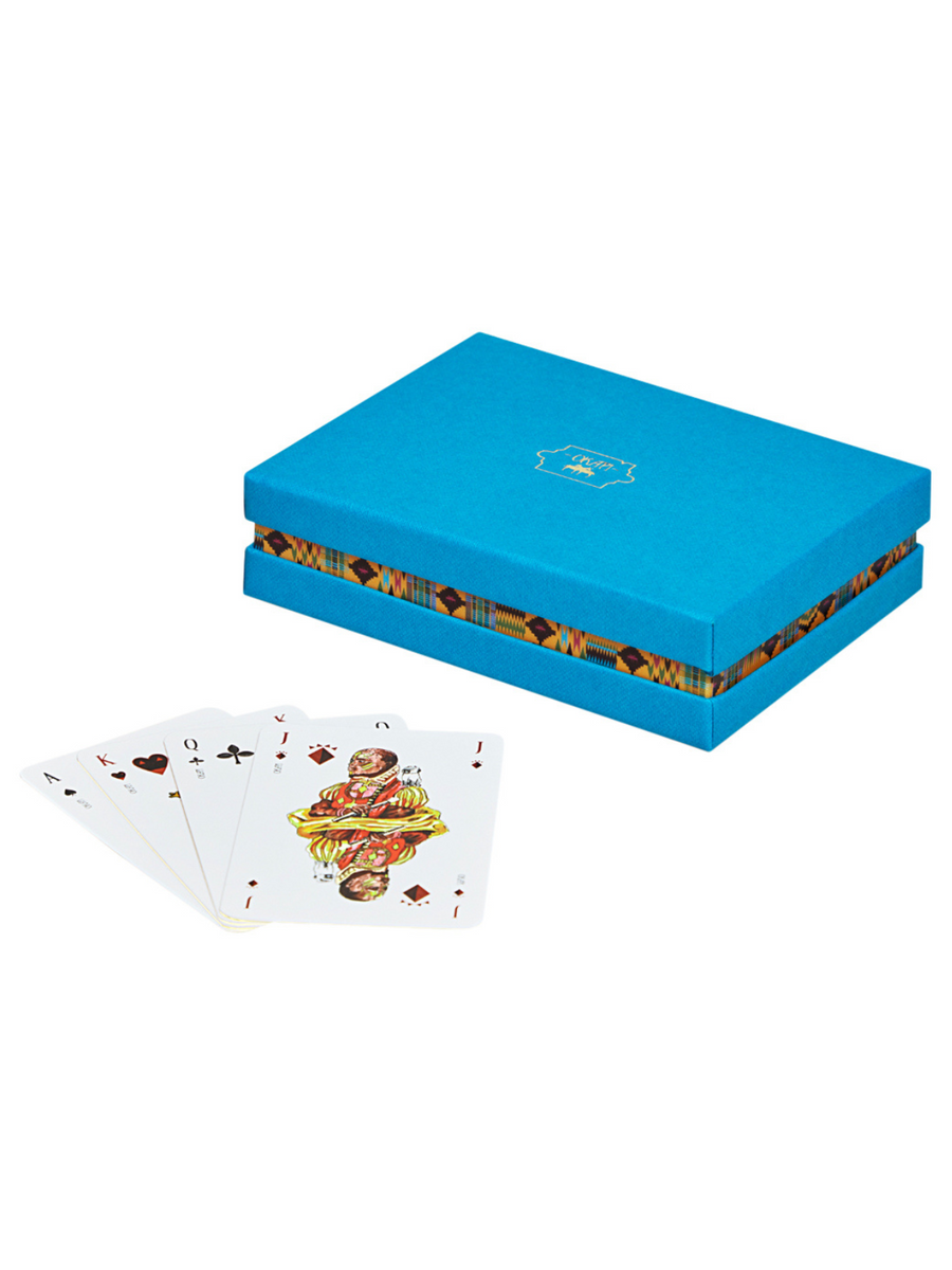 Okapi Blue Oracle Playing Cards – Industrie Africa