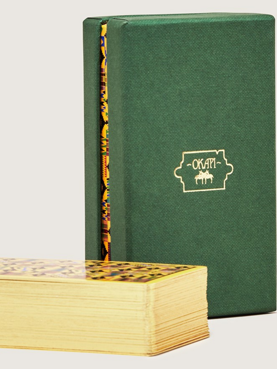 Okapi Blue Oracle Playing Cards – Industrie Africa