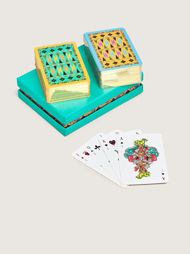 Okapi Blue Oracle Playing Cards – Industrie Africa